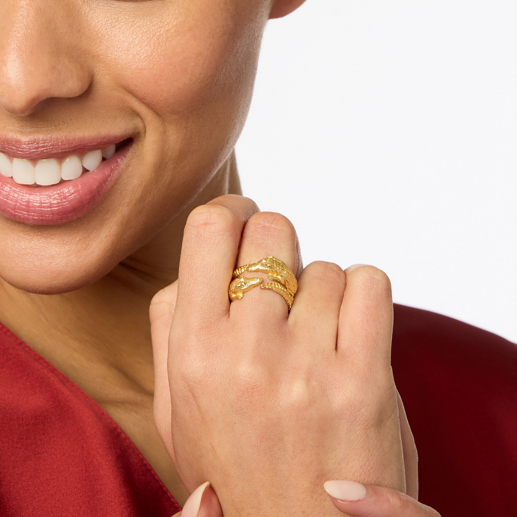 Alligator Duet Ring | Julie Vos