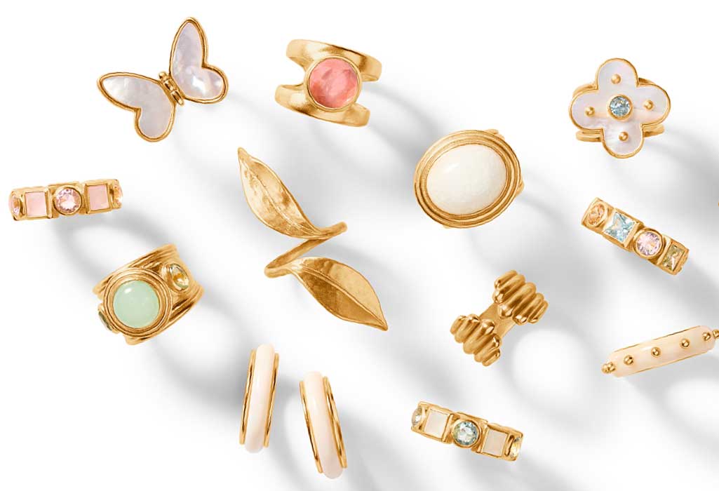 24K Gold Plate & Gemstone Bracelets | Julie Vos