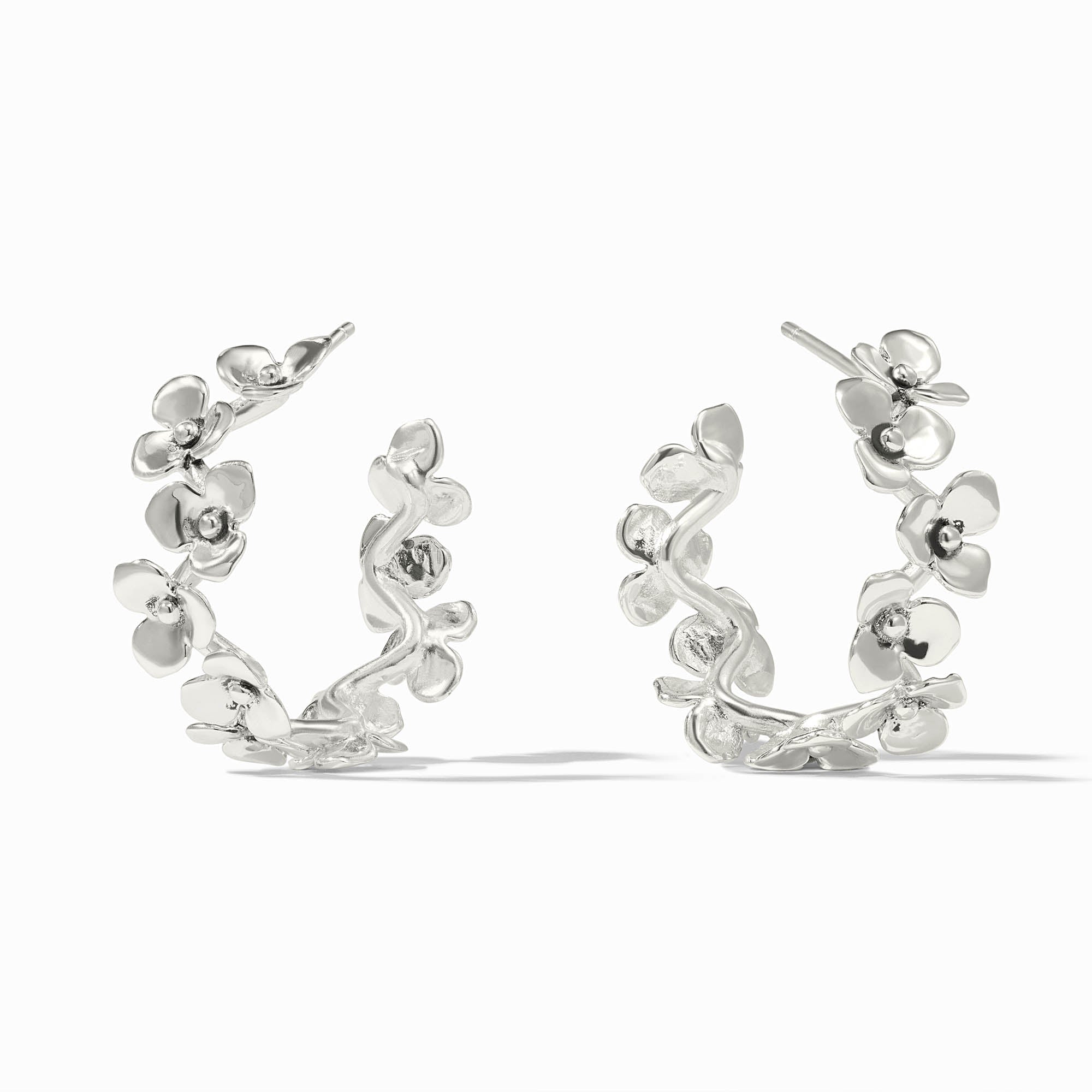 Bloom Silver Hoop | Julie Vos