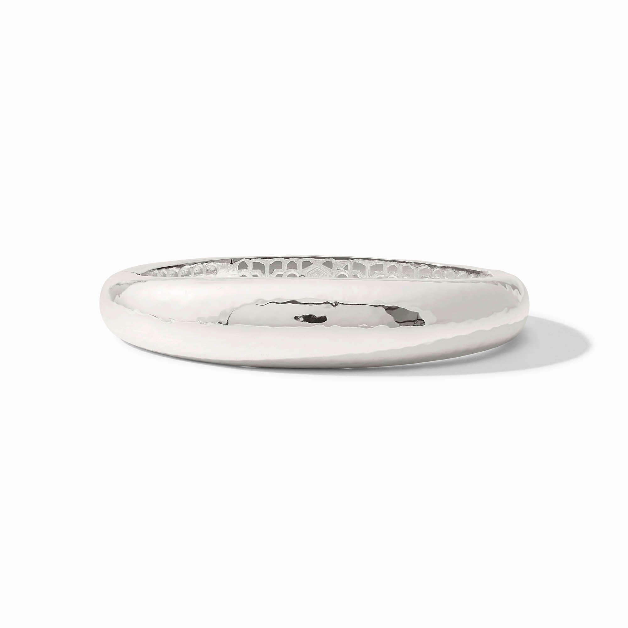 Catalina Demi Hinge Silver Bangle | Julie Vos