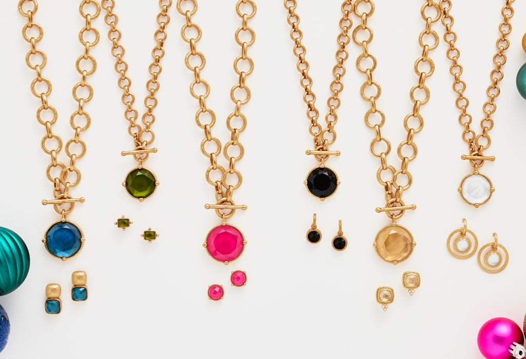 24K Gold Plate & Gemstone Bracelets | Julie Vos