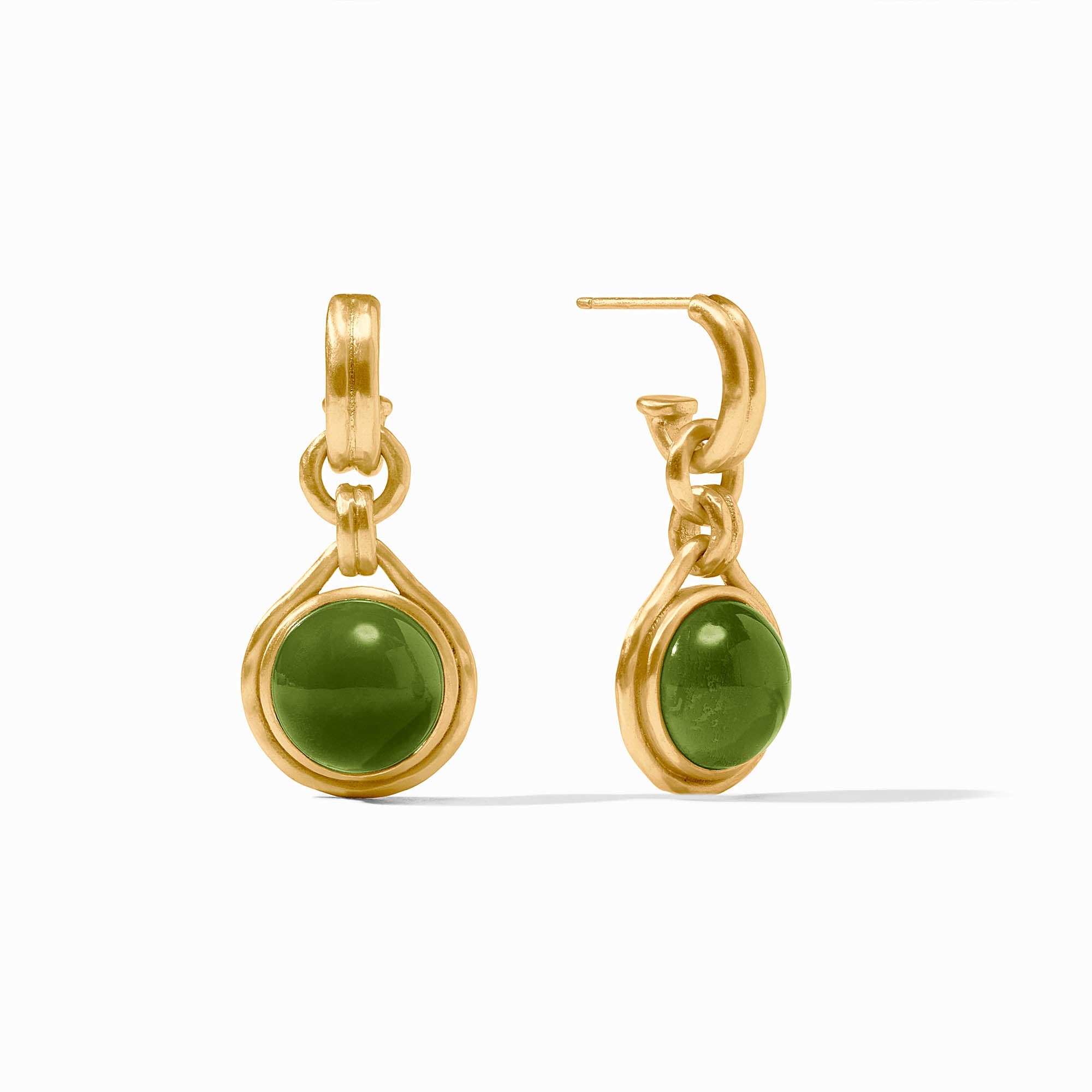 Solara Gold Hoop & Charm Earring | Julie Vos