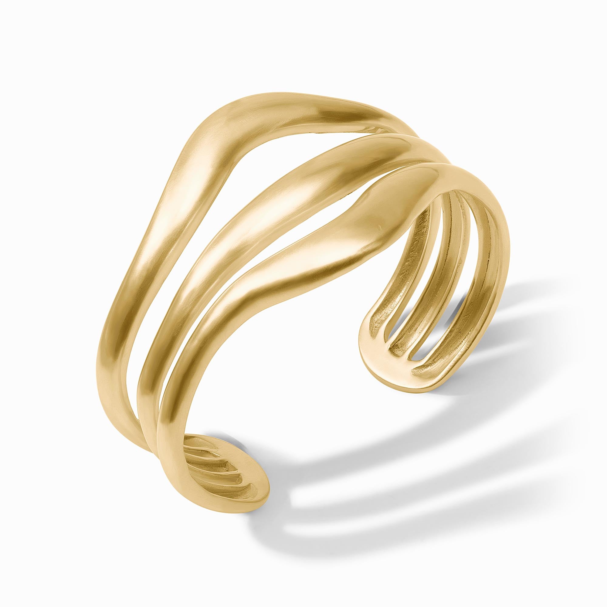 Gold Wave Cuff Bracelet | Julie Vos